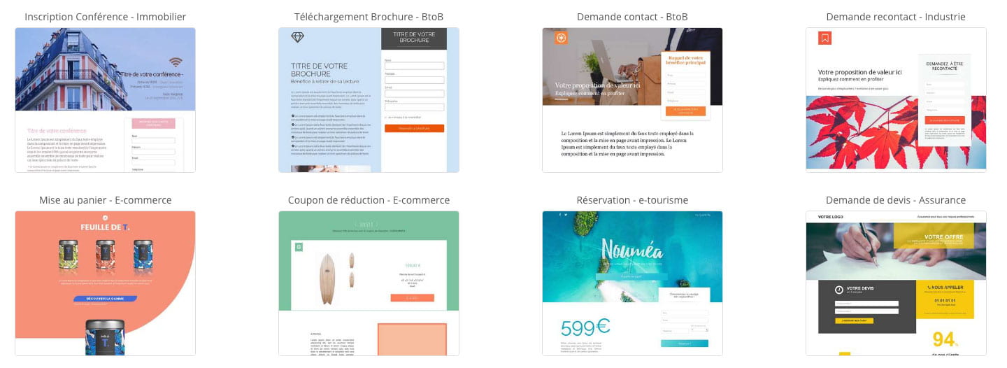 Template de landing page - Réaliser un template de landing page